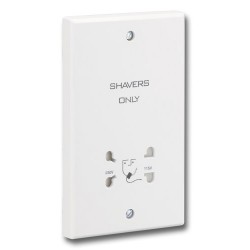Greenbrook HS1 Single Gang Shaver Socket | UKES