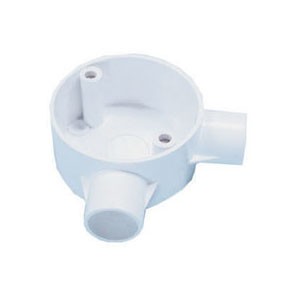 Norslo PVC Angle box Black 25mm at UK Electrical Supplies