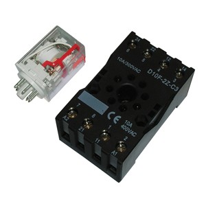 KingShield 2 Pole Round Terminal Relay 8 Pin DPCO 24V DC Pack Qty 5 at ...