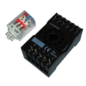 KingShield 3 Pole Round Terminal Relay 11 Pin 230V AC Pack Qty 5 at UK ...