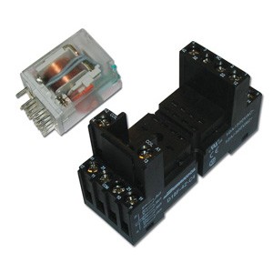 KingShield 4 Pole Square Terminal Relay 14 Pin 24V AC Pack Qty 5 at UK ...