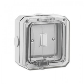 KingShield PowerX IP66 Weatherproof Metalclad 1 Gang 10AX 2 Way Switch ...