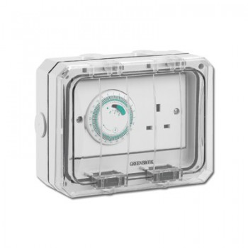 KingShield PowerX IP66 Weatherproof 13A Socket with 24 Hour Timer | UKES