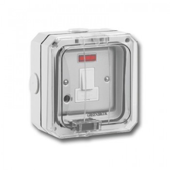 KingShield PowerX IP66 Weatherproof Metalclad 13A Double Pole Switched ...