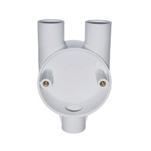 Norslo PVC Y Box 20mm White | UKES