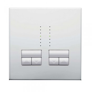 Lutron Digital Dual Dimmer 2x150W/VA Bright Chrome | UKES