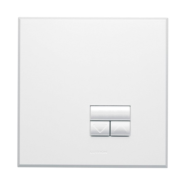 Lutron Single Rania Accessory White Frameless | UKES