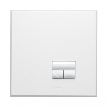 Lutron Single Rania Accessory White Frameless | UKES
