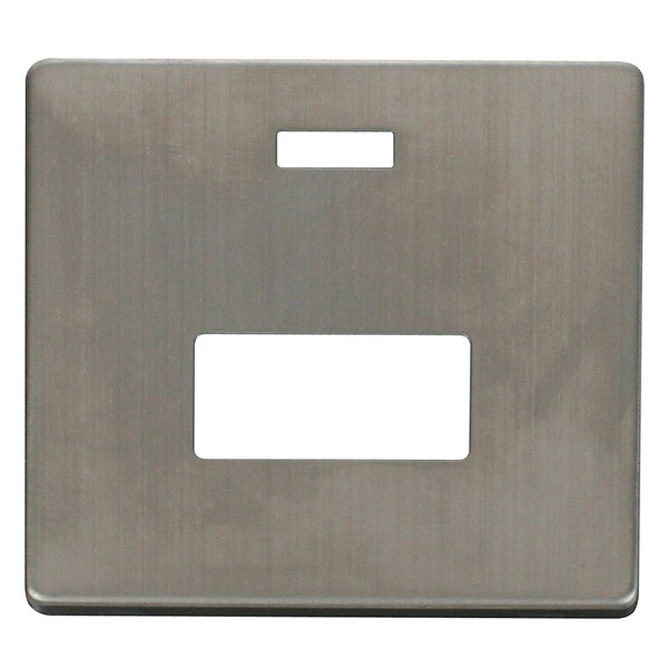 Click Definity Stainless Steel 13A Lockable Fused Connection Unit Cover ...