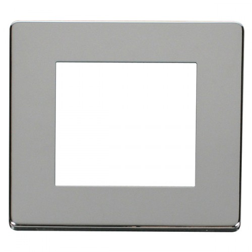 Click Definity Polished Chrome 1 Gang 2 Aperture Unfurnished New Media ...