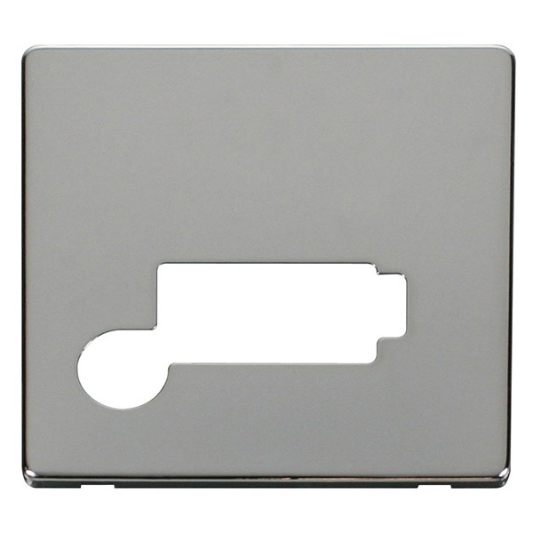 Click Definity Polished Chrome 13A Lockable Fused Connection Unit with ...