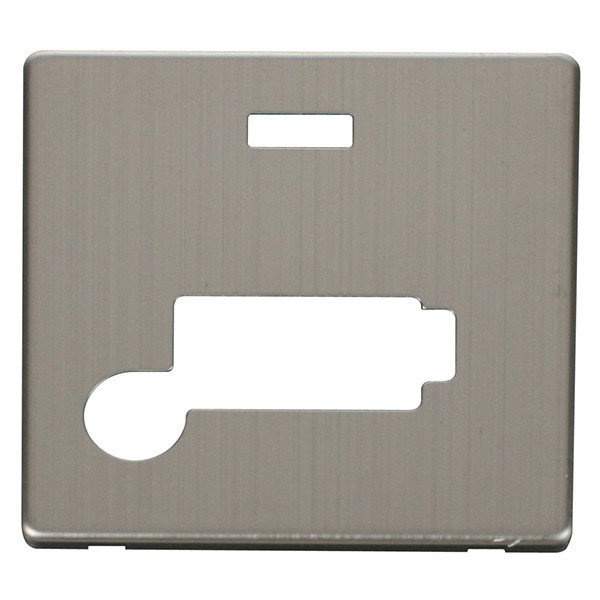 Click Definity Stainless Steel 13A Lockable Fused Connection Unit with ...