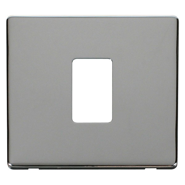 Click Definity Polished Chrome 1 Gang 1 Aperture Unfurnished MiniGrid ...