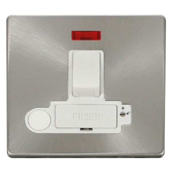 Click Definity Flat Plate Screwless Lockable 13A Switched Fused ...