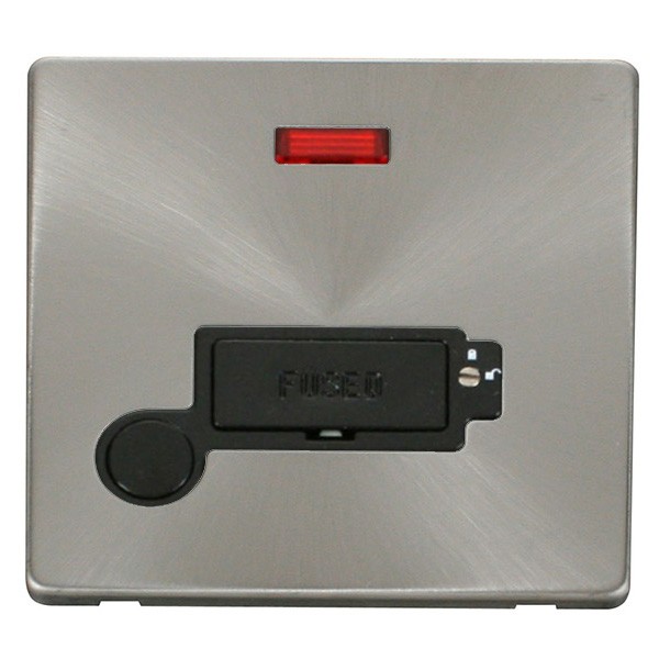 Click Definity Flat Plate Screwless Lockable 13A Fused Connection Unit ...