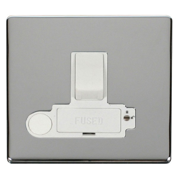 Click Definity Flat Plate Screwless Lockable 13A Switched Fused ...