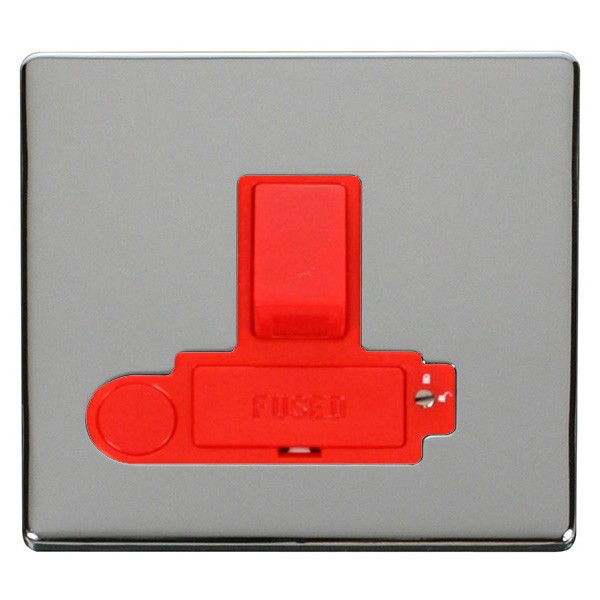 Click Definity Flat Plate Screwless 3A Double Pole Switched Fused ...