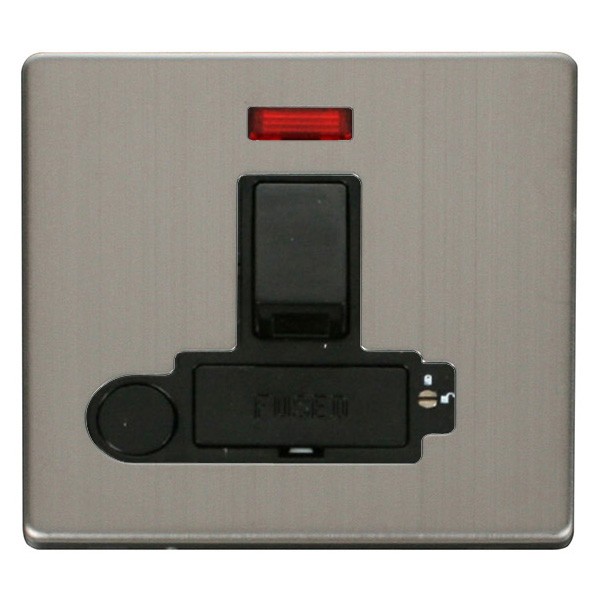 Click Definity Flat Plate Screwless Lockable 13A Switched Fused ...