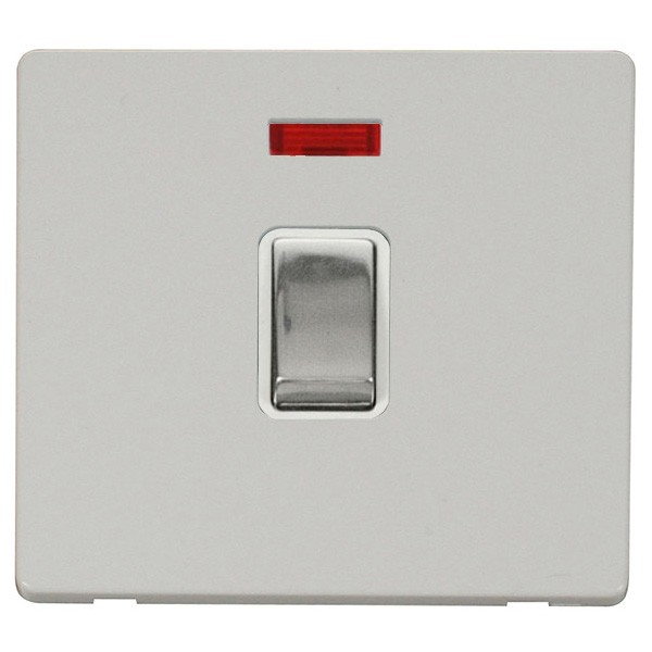 Click Definity Flat Plate Screwless 20A Double Pole Ingot Switch with ...