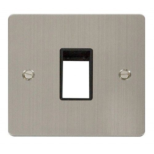 Click Define Stainless Steel Flat Plate 1 Gang Plate Single Switch ...