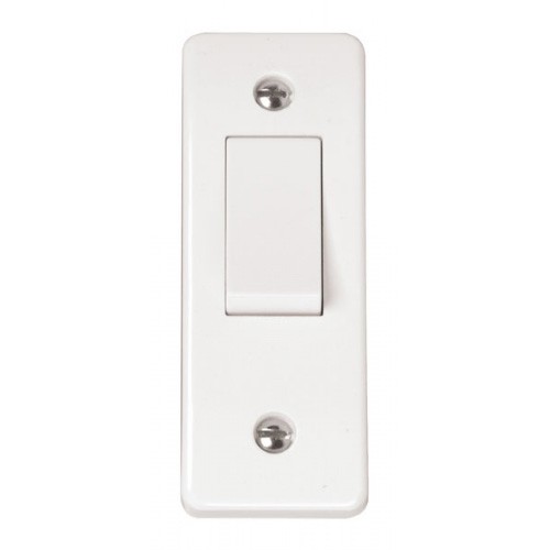 Click Mode White 1 Gang 2 Way 10A Architrave Switch at UK Electrical ...