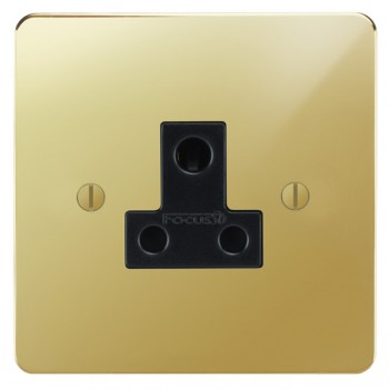Focus SB Ambassador APB20.1B 1 gang 5 amp unswitched socket in Polished ...