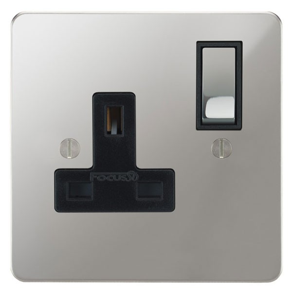 Focus SB Ambassador APC18.1B 1 gang 13 amp switched socket in Polished ...