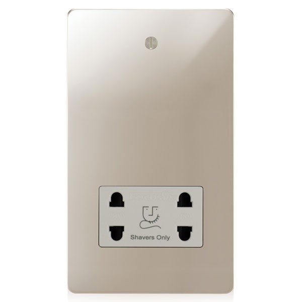 Focus SB Ambassador APN36.1W shaver socket (110/240V) in Polished ...