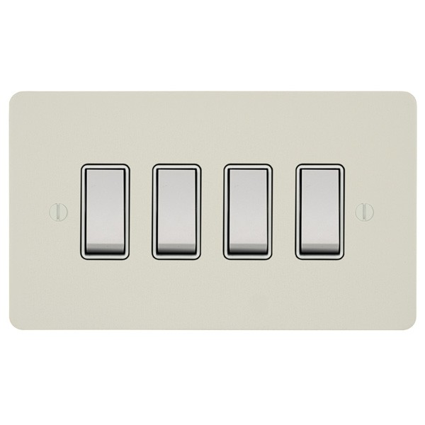 Focus SB Ambassador APW10.4W 4 gang 20 amp 2 way rocker switch in ...