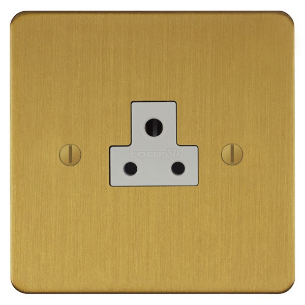 Focus SB Ambassador ASB19.1W 1 gang 2 amp unswitched socket in Satin ...
