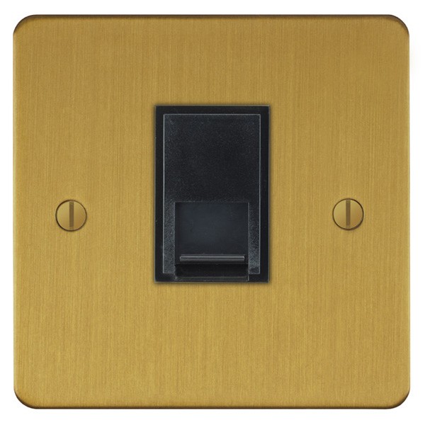 Focus SB Ambassador ASB24.1B 1 gang master telephone socket in Satin ...