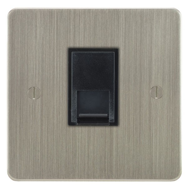 Focus SB Ambassador ASN24.1B 1 gang master telephone socket in Satin ...