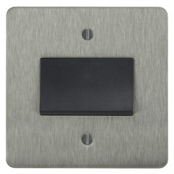 Focus SB Ambassador ASS56.1B fan isolator switch in Satin Stainless | UKES