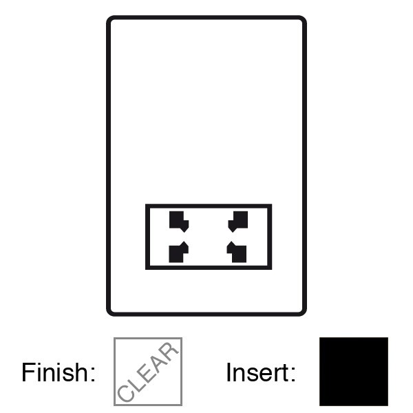 Focus SB Prism II CFP36.1B shaver socket (110/240V) in Clear Acrylic ...