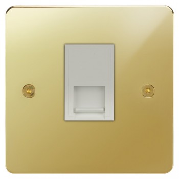 Focus SB Horizon HPB25.1W 1 gang secondary telephone extension socket ...