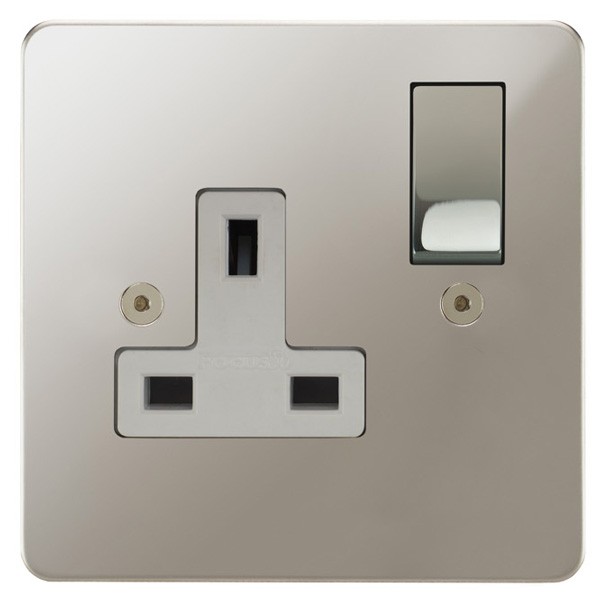 Focus SB Horizon HPN18.1W 1 gang 13 amp switched socket in Polished ...