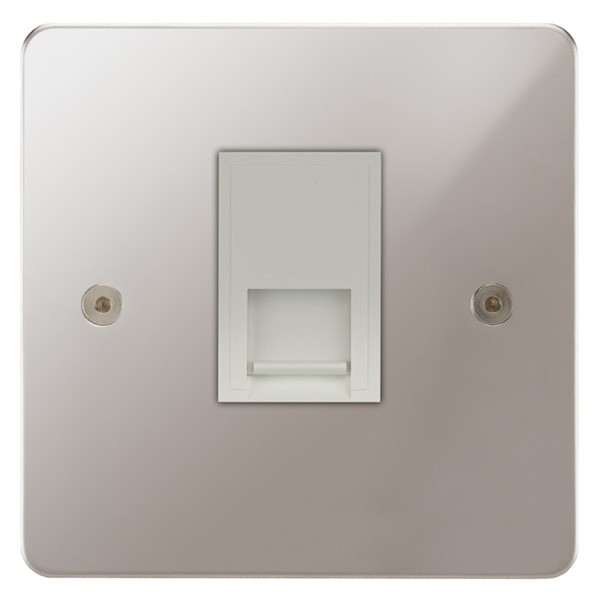 Focus SB Horizon HPS24.1W 1 gang master telephone socket in Polished ...