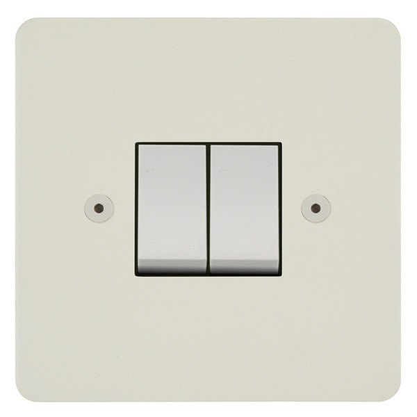 Focus SB Horizon HPW11.2W trimless 2 gang 20 amp 2 way rocker switch in ...