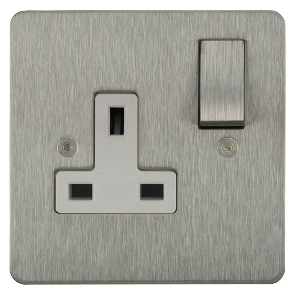 Focus SB Horizon HSS18.1W 1 gang 13 amp switched socket in Satin ...