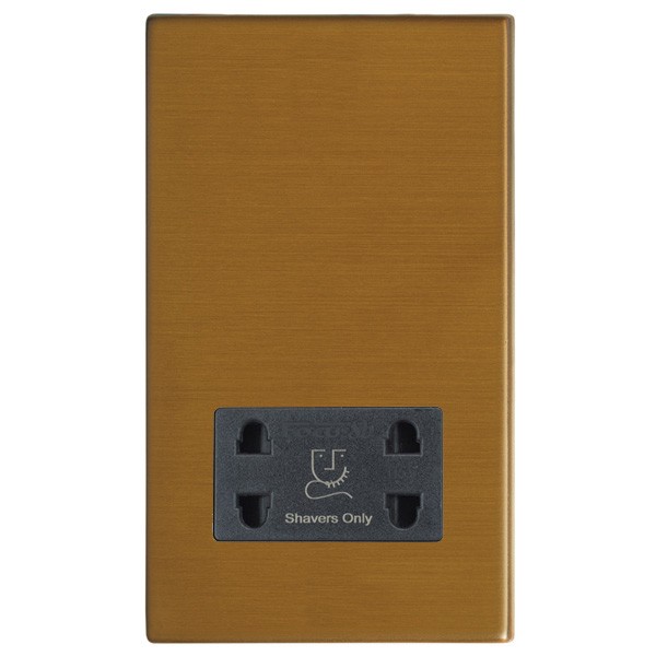 Focus SB Morpheus MBA36.1B shaver socket (110/240V) in Bronze Antique ...