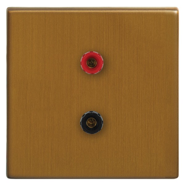 Focus SB Morpheus MBA67.1 1 gang speaker outlet (1 red 1 black 4mm ...