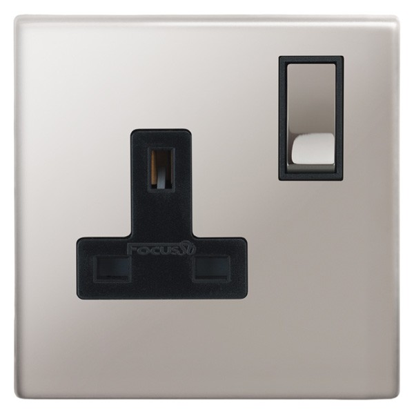 Focus SB Morpheus MPS18.1B 1 gang 13 amp switched socket in Polished ...