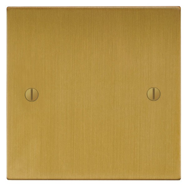 Focus SB Ambassador Square Corners NASB37.1 single blank plate in Satin ...