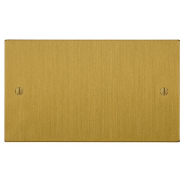 Focus SB Ambassador Square Corners NASB37.2 double blank plate in Satin ...