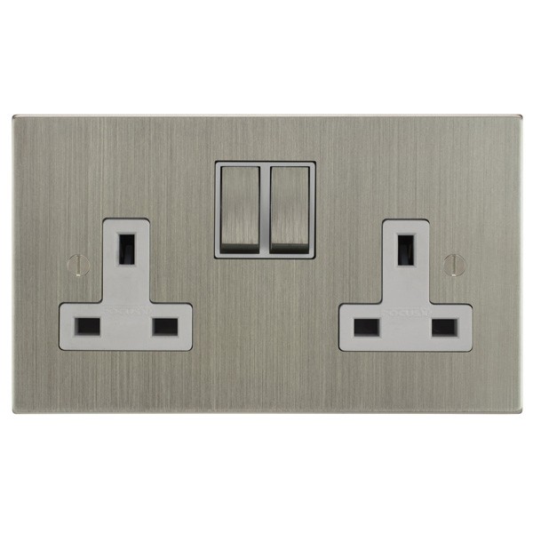 Focus SB Ambassador Square Corners NASN18.2W 2 gang 13 amp switched ...