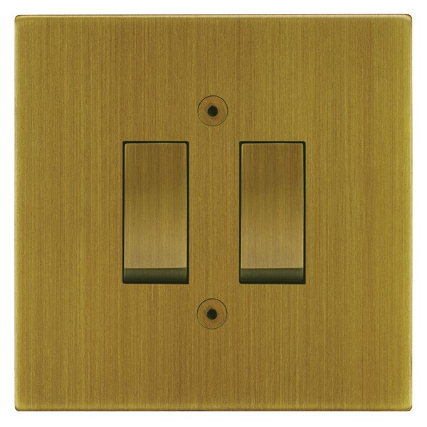 Focus SB Horizon Square Corners NHAB11.2 trimless 2 gang 20 amp 2 way ...