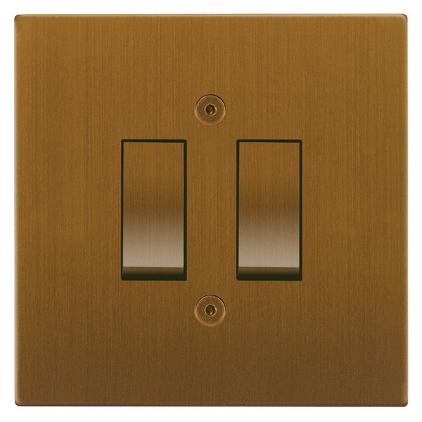 Focus SB Horizon Square Corners NHBA11.2 trimless 2 gang 20 amp 2 way ...