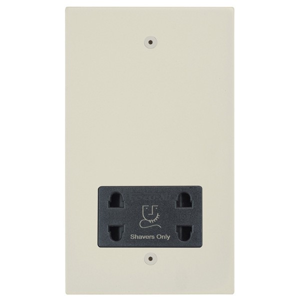 Focus SB Horizon Square Corners NHPW36.1B shaver socket (110/240V) in ...