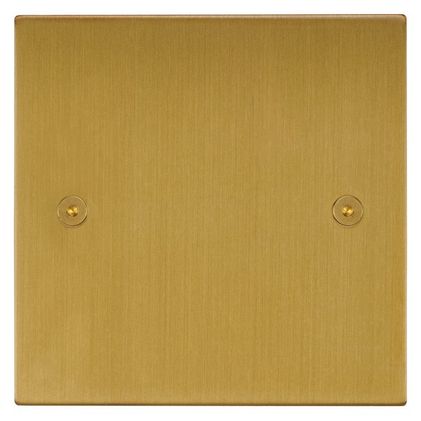 Focus SB Horizon Square Corners NHSB37.1 single blank plate in Satin ...