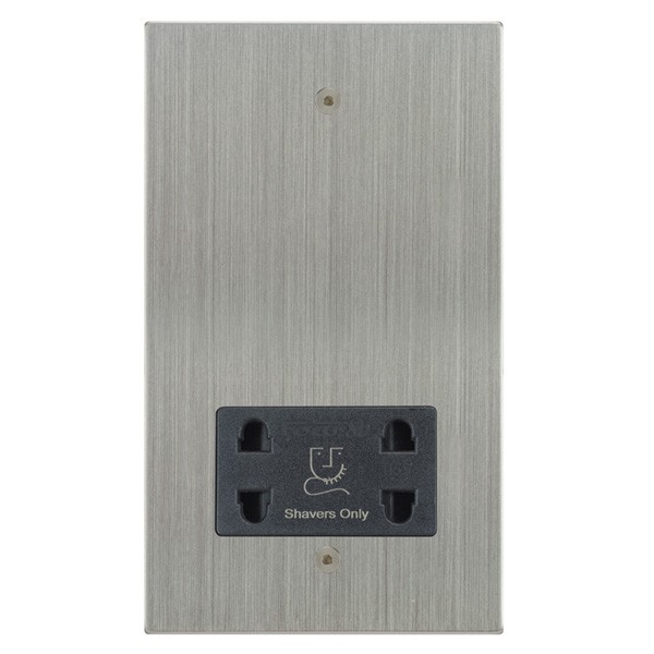 Focus SB Horizon Square Corners NHSC36.1B shaver socket (110/240V) in ...